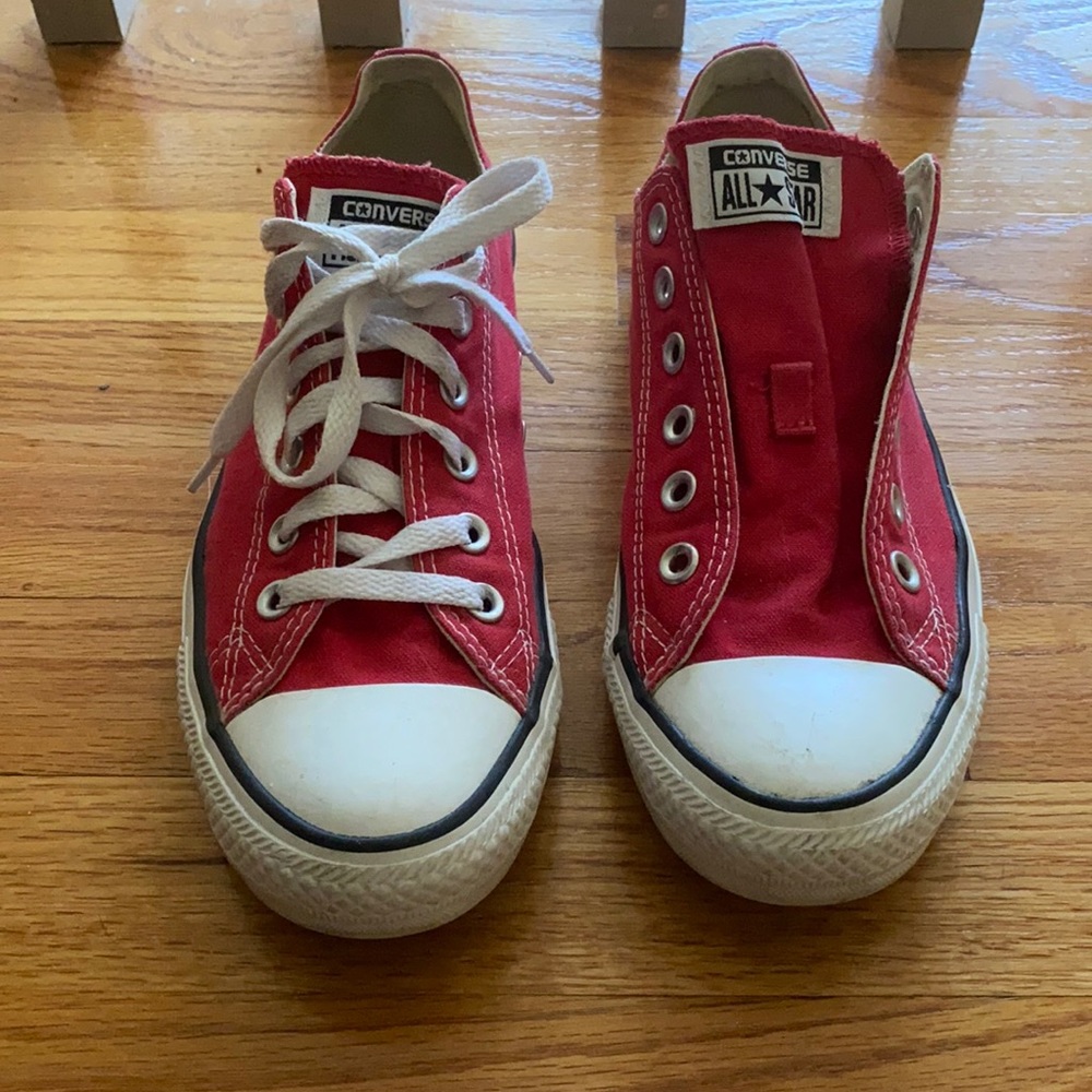 Red All Star Converse Sneakers - Gem